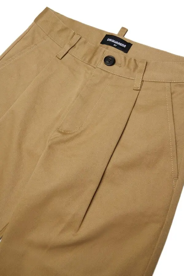 Dsquared2 Pleated Logo-plaque Trousers