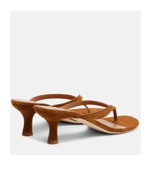 Staud Freja Suede Thong Sandals