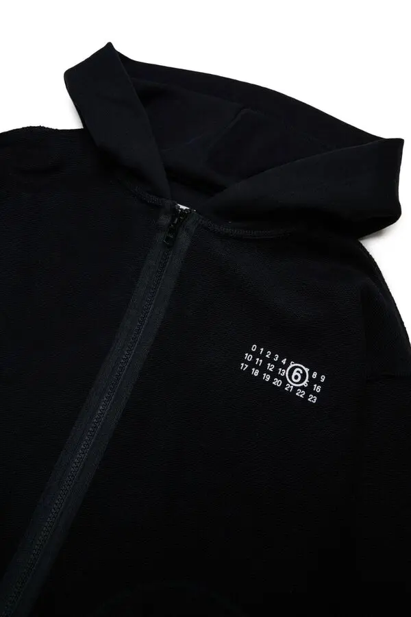 MAISON MARGIELA Logo-print Zip-up Hoodie