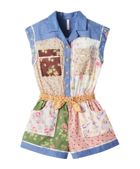Zimmermann Lucky Floral Cotton Playsuit