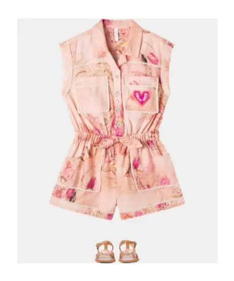 Zimmermann Cascadian Floral Cotton Playsuit