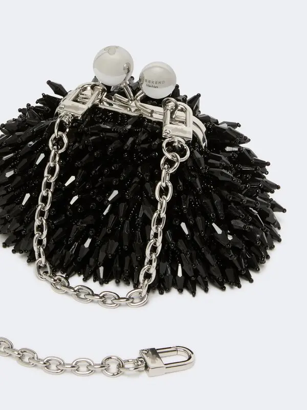 Max Mara Wkaalfio Beaded Clutch Bag