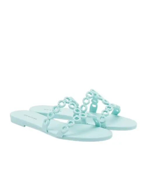 AQUAZZURA Solid Color Sandals - Blue