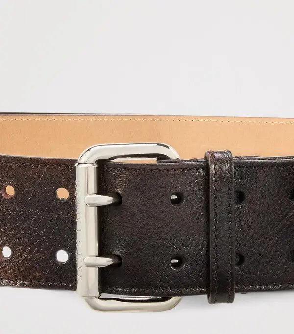 Ralph Lauren Distressed Calfskin Belt