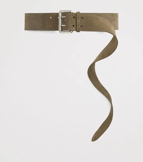 Ralph Lauren Suede Double-prong Belt