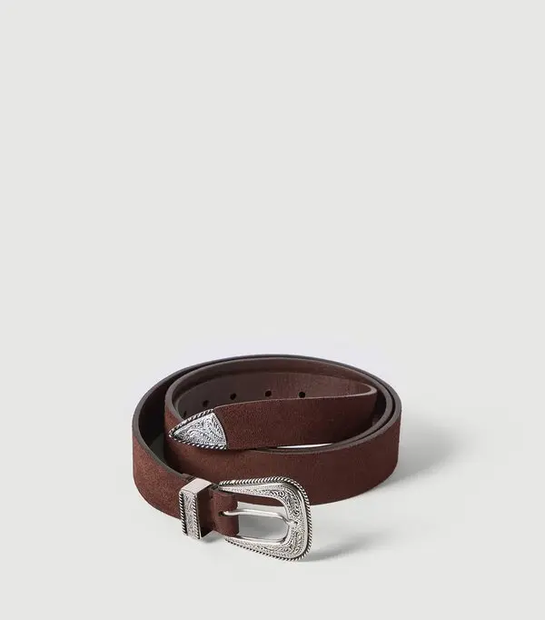Brunello Cucinelli Reversed Leather Belt