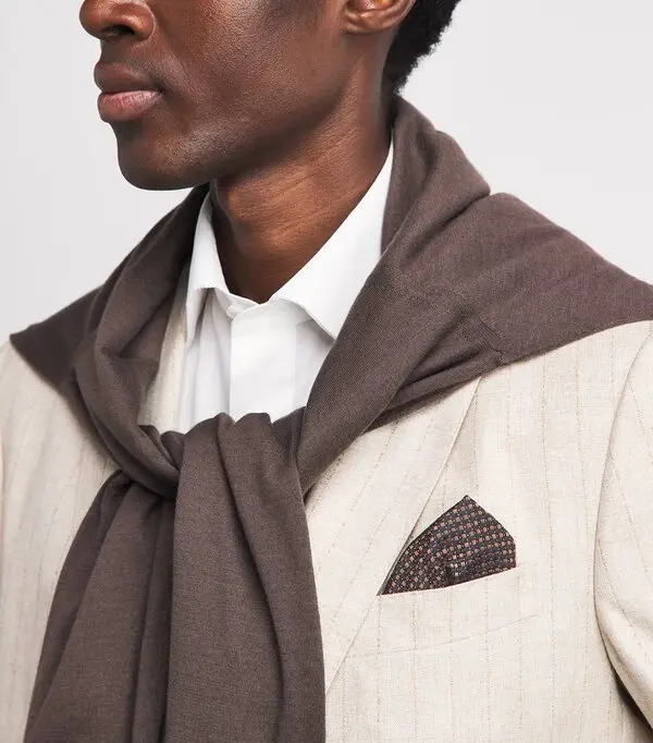 Pal Zileri Silk Jacquard Pocket Square