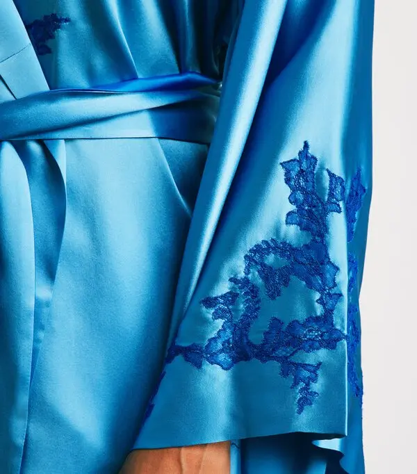 TORLOWEI Silk Tokoni Short Kimono