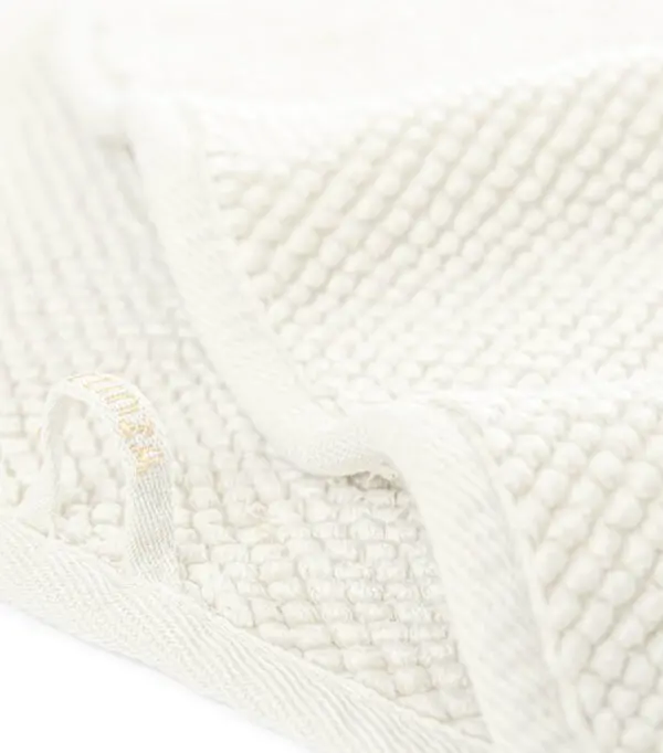 GRACCIOZA Cotton Pearls Washcloth - White