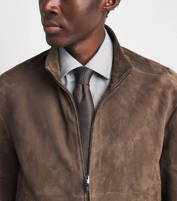 Corneliani Silk Jacquard Geometric Neck Tie