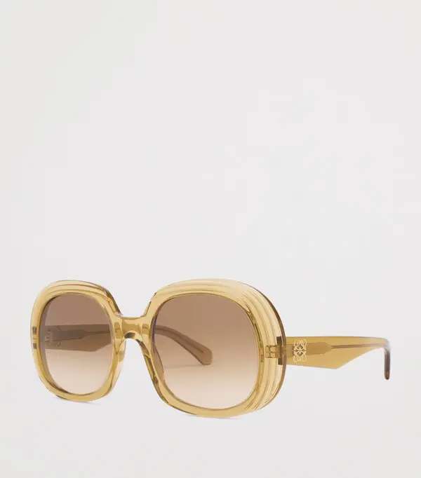 Loewe Square Frame Sunglasses - Green