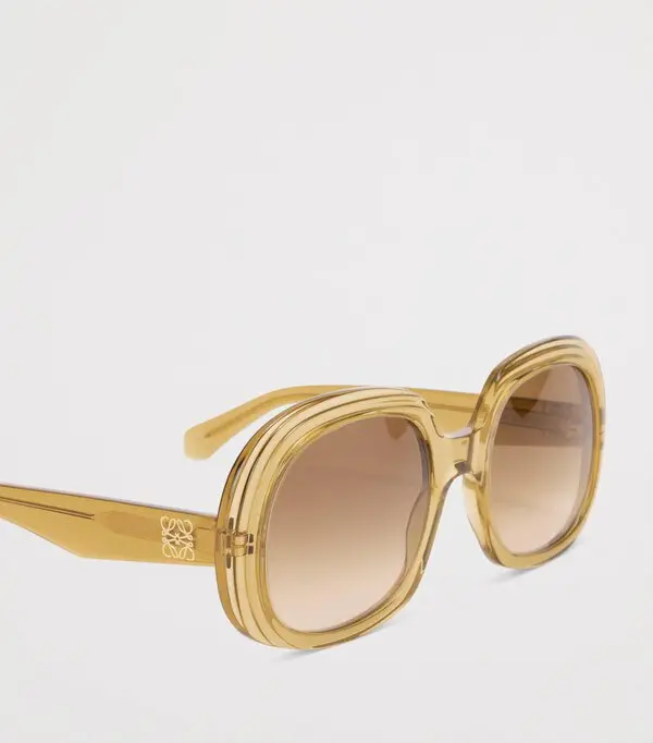 Loewe Square Frame Sunglasses - Green