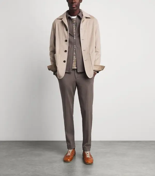Marco Pescarolo Virgin Wool Drawstring Trousers