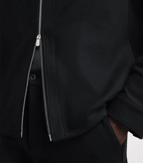 Marco Pescarolo Black Cashmere Zip Jacket