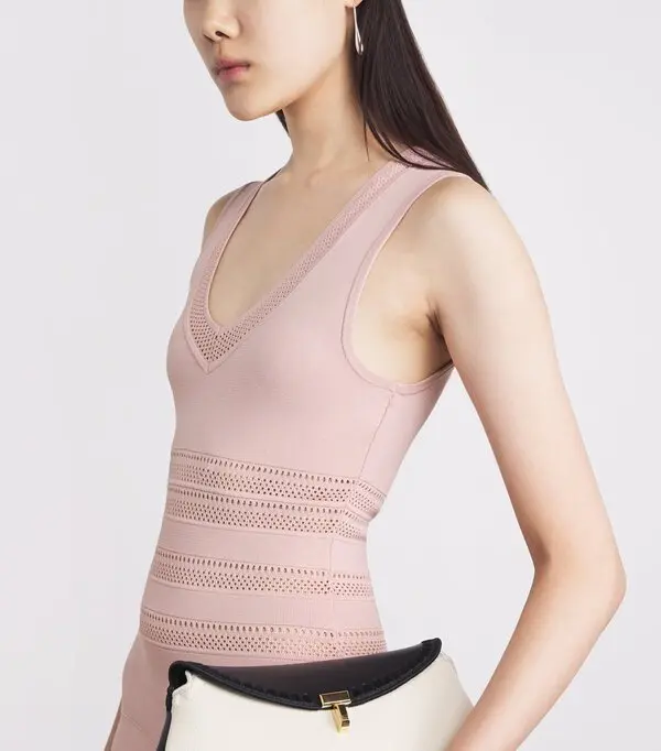 L'Agence Taren Knitted Midi Dress