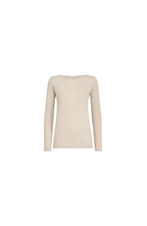 Brunello Cucinelli Sparkling Cashmere And Silk Lightweight Sweater - Desert