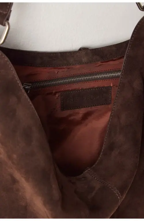 Free People Finn Fringe Leather Shoulder Bag