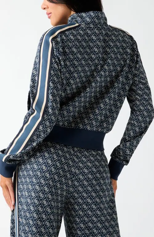 Guess 4g Jacquard Full Zip Track Jacket