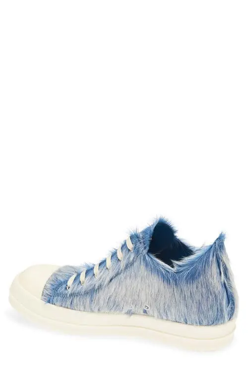 Rick Owens Low Sneaks Genuine Calf Hair Sneaker