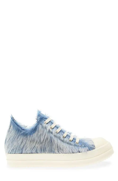 Rick Owens Low Sneaks Genuine Calf Hair Sneaker
