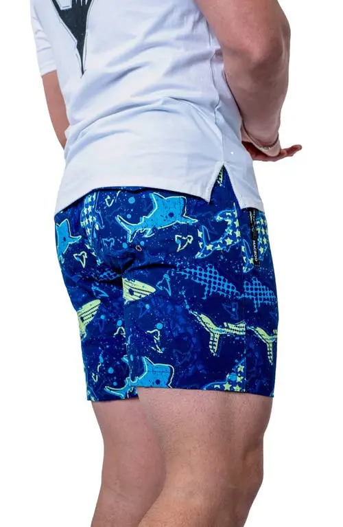 MACEOO Lion Shark Swim Trunks