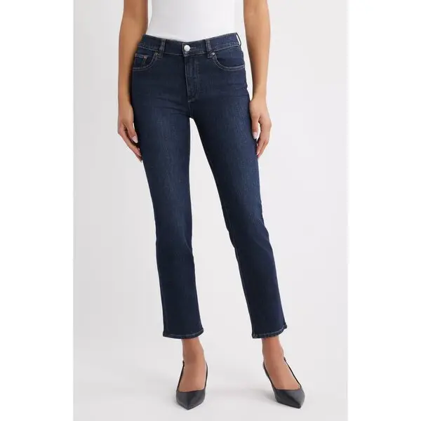 DL1961 Mara Mid Rise Straight Leg Jeans