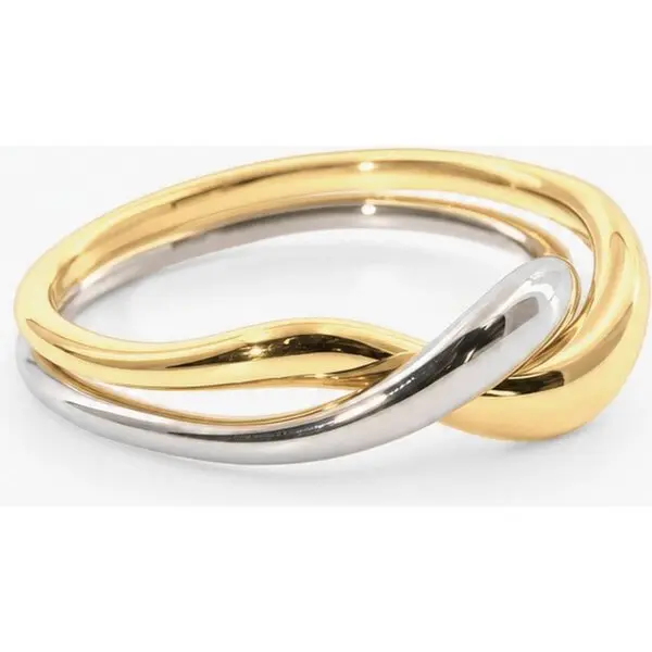 MEIDEYA Love Wave Ring - Gold-silver