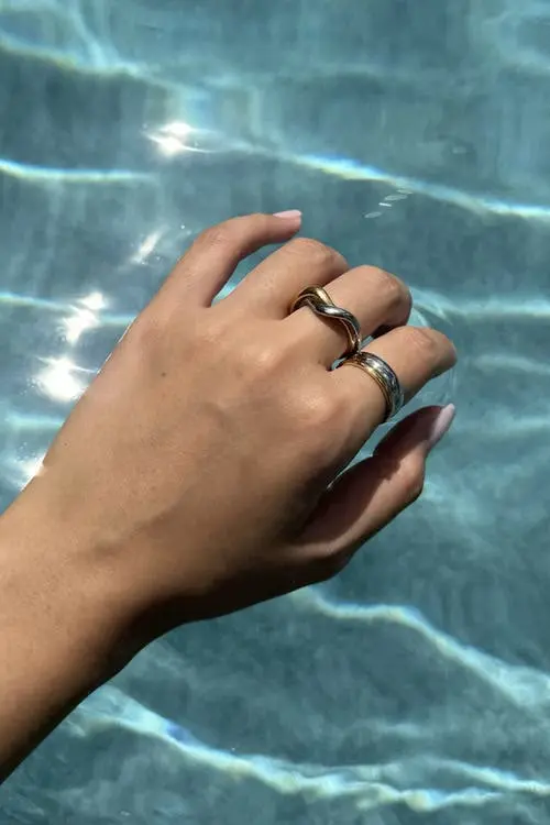 MEIDEYA Love Wave Ring