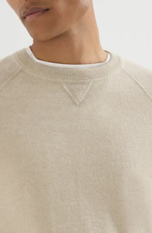 Brunello Cucinelli Cashmere Sweatshirt-style Sweater - Sand