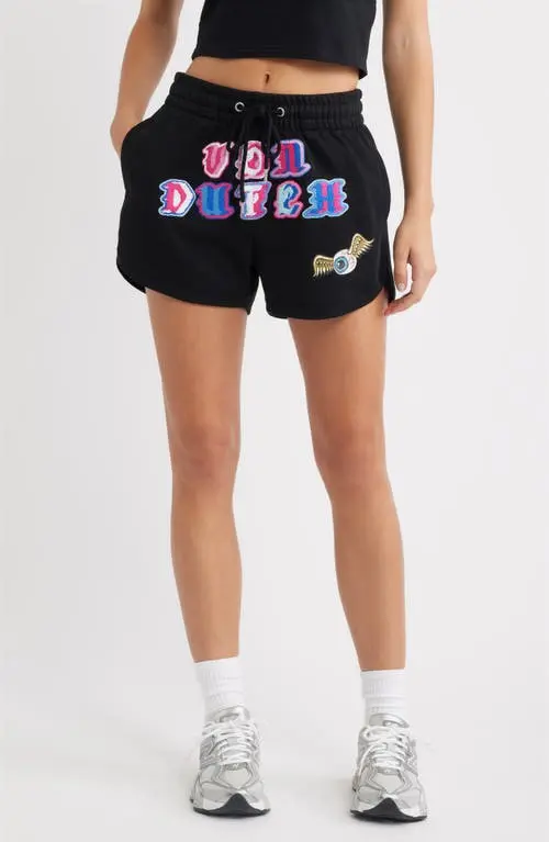 VON DUTCH Logo French Terry Shorts