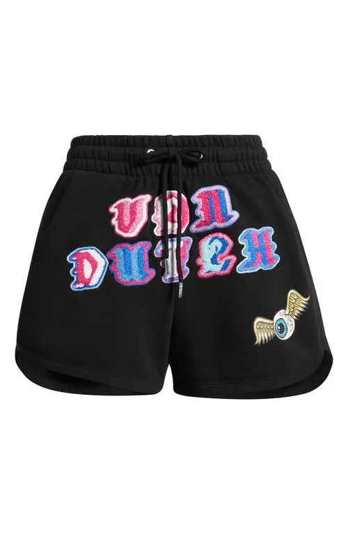 VON DUTCH Logo French Terry Shorts