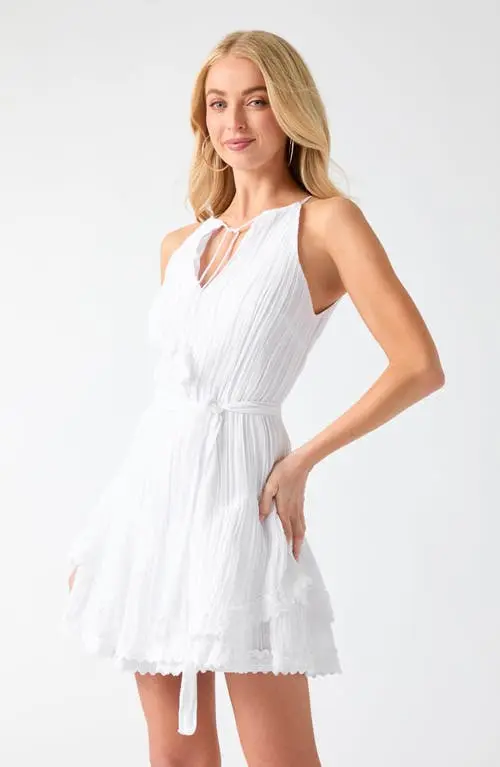 Guess Jordyn Tiered Belted Minidress