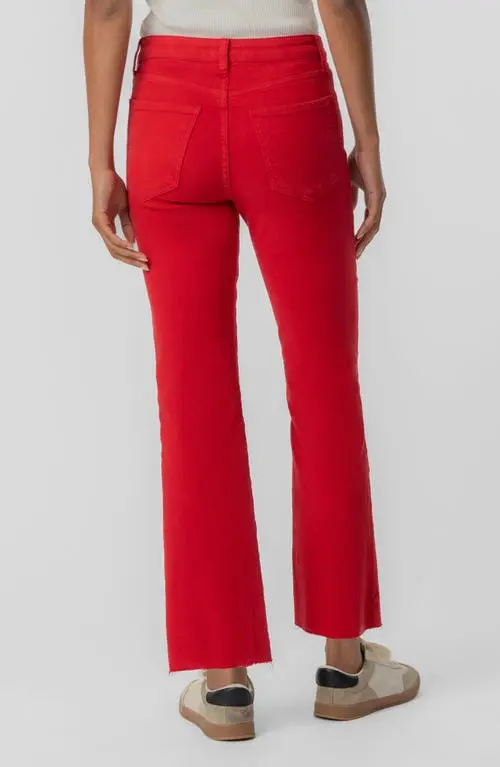 Kut From The Kloth Kelsey Raw Hem Ankle Flare Jeans
