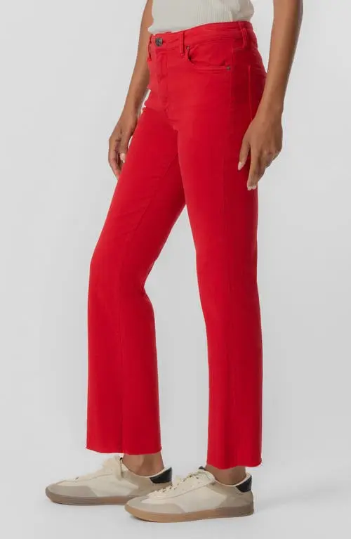 Kut From The Kloth Kelsey Raw Hem Ankle Flare Jeans