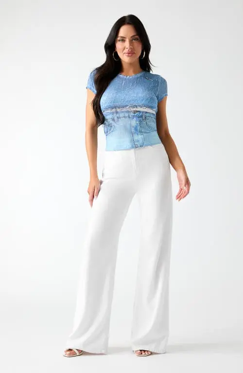Guess Denim Graphic T-shirt