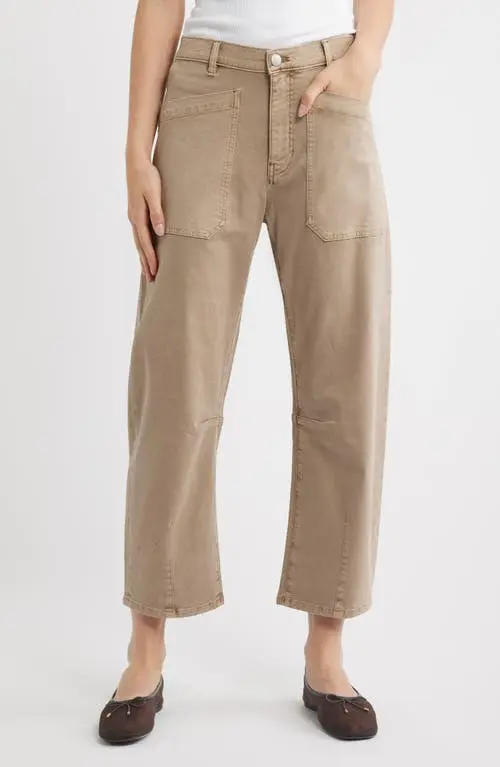DL1961 Bilie High Waist Easy Barrel Leg Jeans - Desert