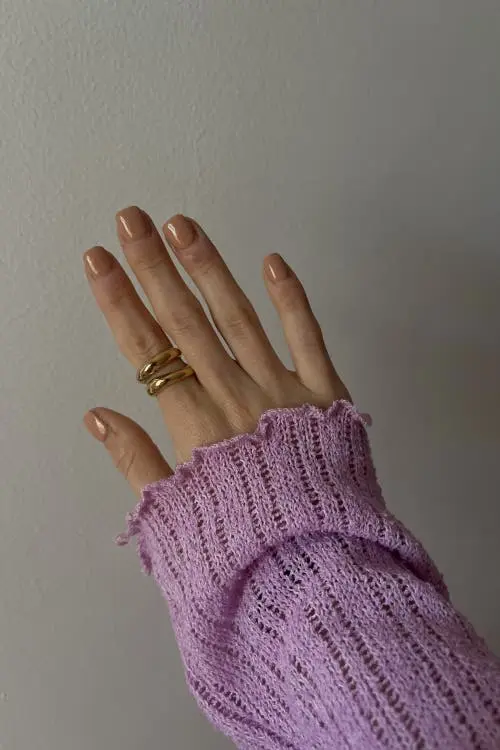 MEIDEYA Double Wave Ring