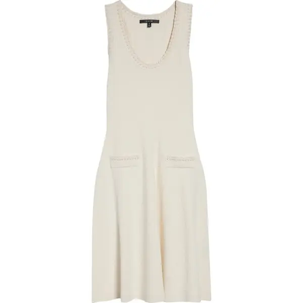 TOCCIN Luella Scoop Neck Fit And Flare Dress - Sandstone