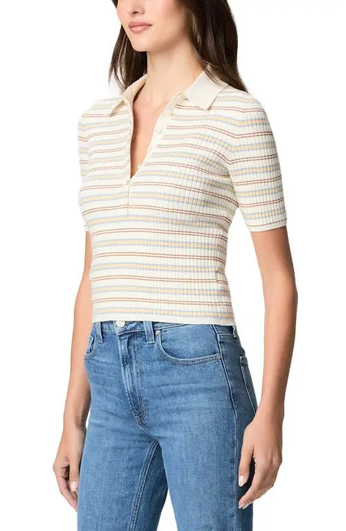 Paige Summit Stripe Organic Cotton Blend Top