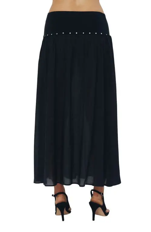 FIND ME NOW Yuna Midi Skirt - Black