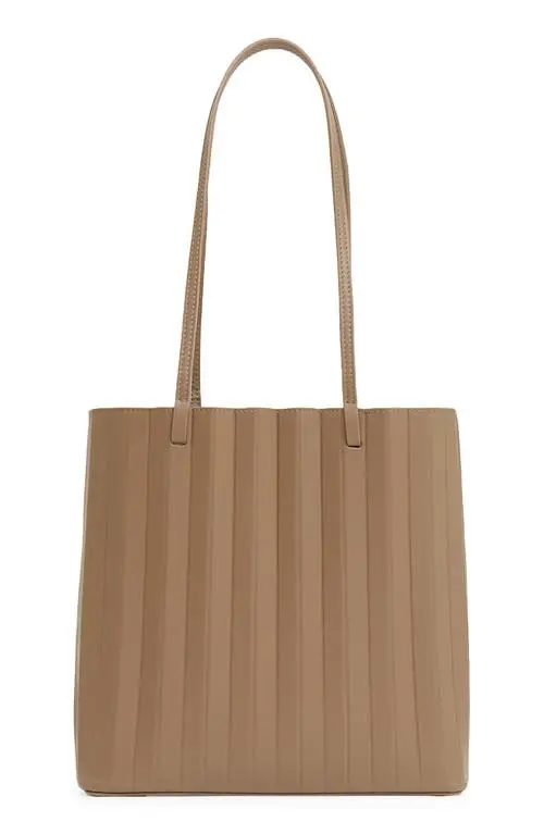 MANSUR GAVRIEL Pleated Filo Leather Tote - Anise/anise