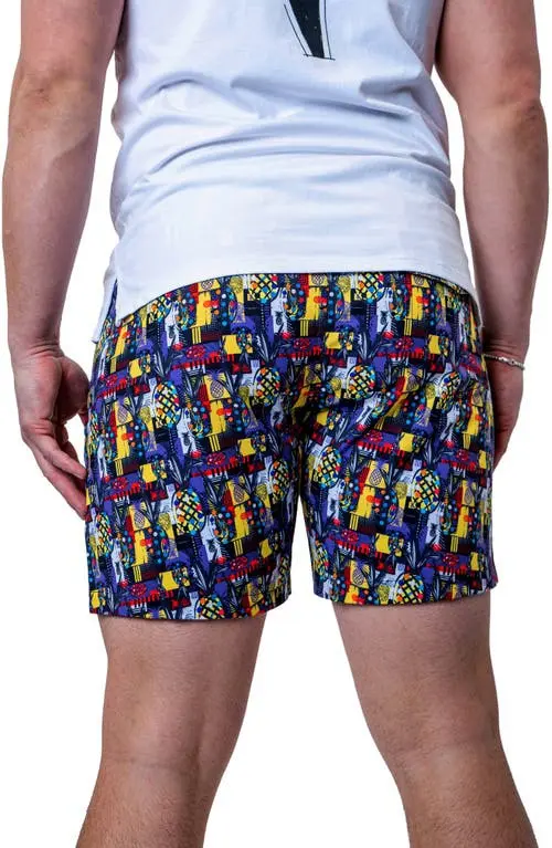 MACEOO Lion Pineapple Swim Trunks