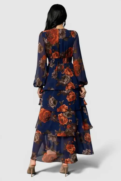 BALTIC BØRN Mariella Tiered Maxi Dress