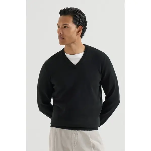 Brunello Cucinelli Cashmere Sweater - Black