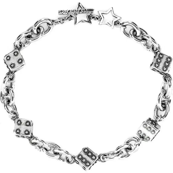 Mnml Dice Chain Bracelet