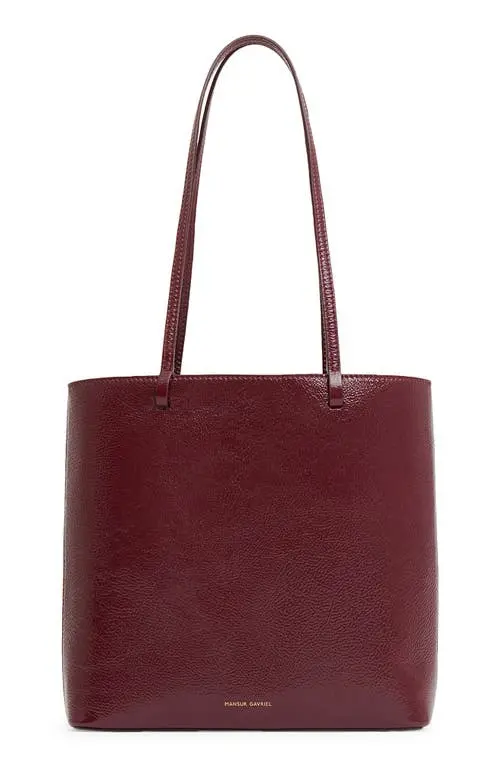 MANSUR GAVRIEL Filo Leather Tote - Claret