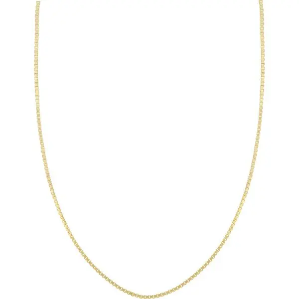 Bony Levy 14k Gold Box Chain Necklace