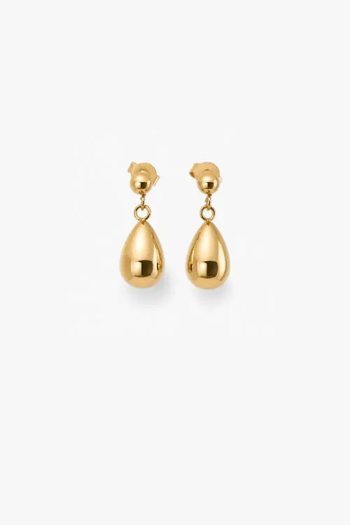 MEIDEYA Teardrop Dangle Earrings - Gold