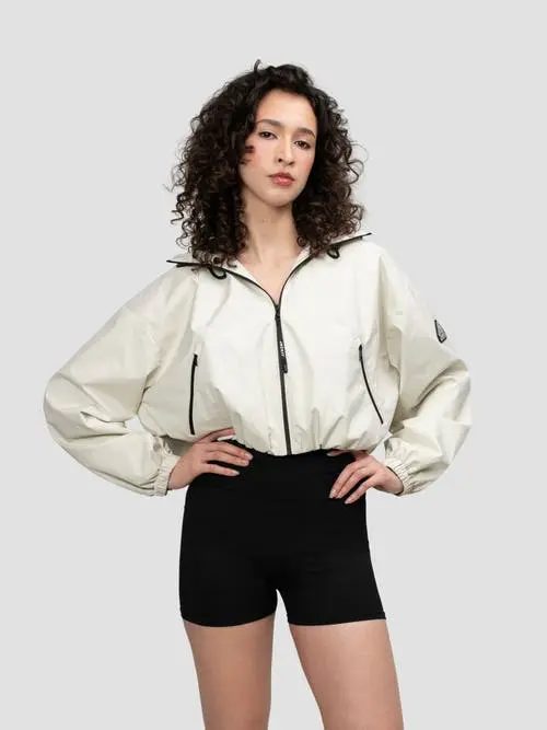 JACK1T Orpheus Cropped Jacket - Cream