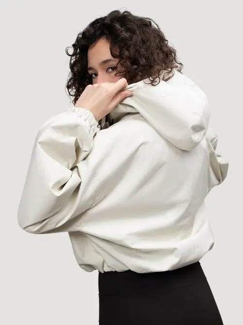 JACK1T Orpheus Cropped Jacket - Cream